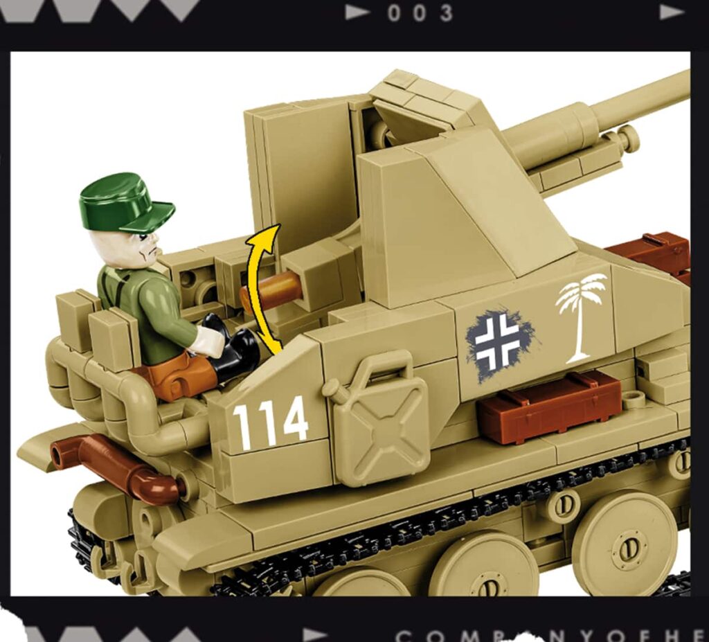 COBI COH3 Marder III (Sd.Kfz.139) #3050 (discontinued) - Military ...