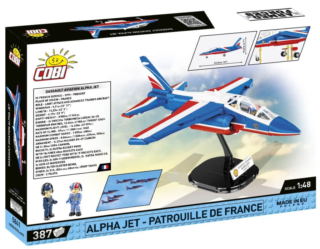 COBI Alpha Jet Patrouille de France #5841 - Military Bricks I Cobi ...