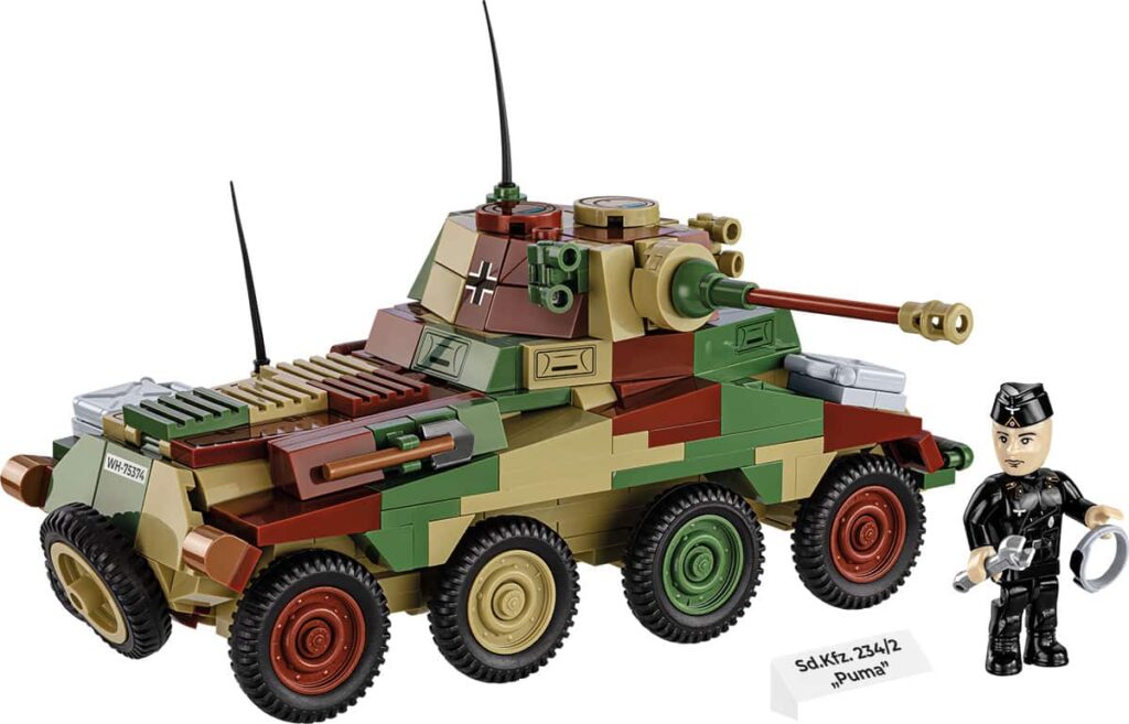 COBI Sd.Kfz 234/2 PUMA #2287 - Military Bricks I Cobi Brand Military ...