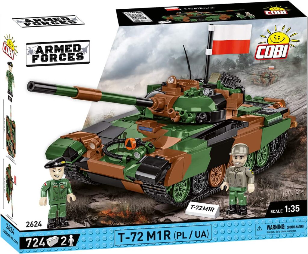 COBI T-72 M1R 2IN1 Polish or Ukraine #2624 - Military Bricks I Cobi ...
