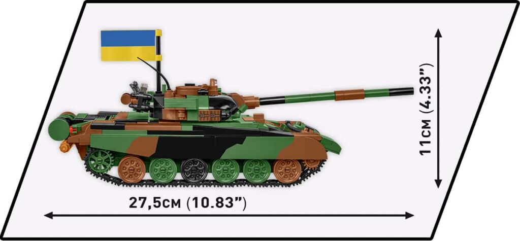 COBI T-72 M1R 2IN1 Polish or Ukraine #2624 - Military Bricks I Cobi ...