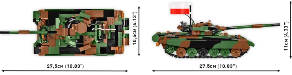 COBI T-72 M1R 2IN1 Polish or Ukraine #2624 - Military Bricks I Cobi ...