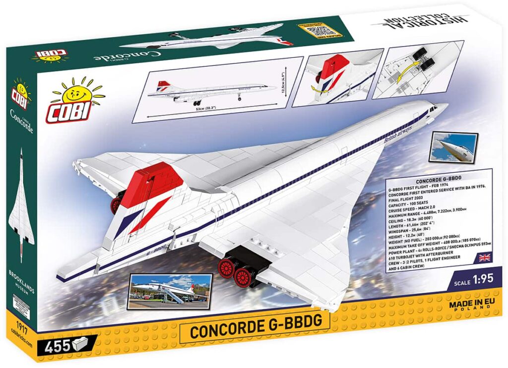 COBI Concorde #1917 - Military Bricks I Cobi Brand Military Brick Sets