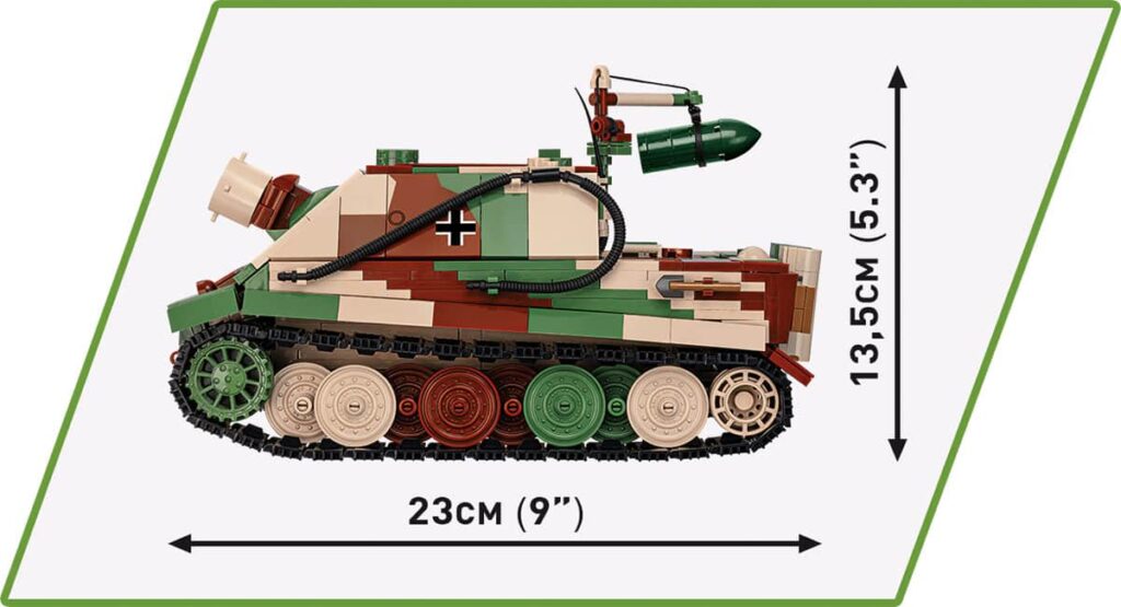 COBI Tiger Sturmmrser Sturmtiger #2585 - Military Bricks I Cobi Brand ...