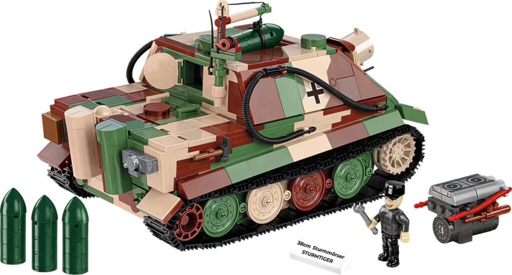 COBI Tiger Sturmmrser Sturmtiger #2585 - Military Bricks I Cobi Brand ...