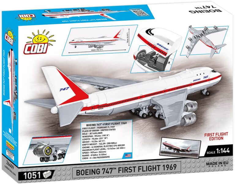 COBI 747 Boeing First Flight Edition 1969 #26609 - Military Bricks I ...