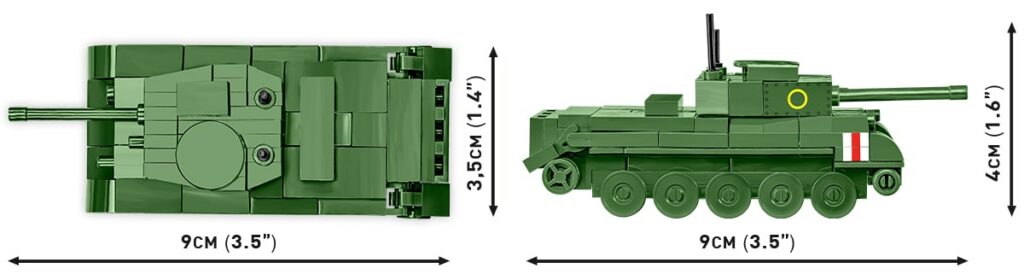 COBI 1:72 Scale Cromwell MK.IV Micro Tank #3091 - Military Bricks I ...