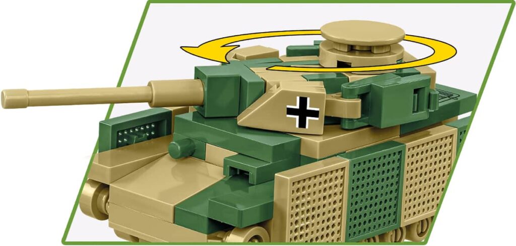 COBI 1:72 Scale Panzer IV AUSF.J Micro Tank #3097 - Military Bricks I ...