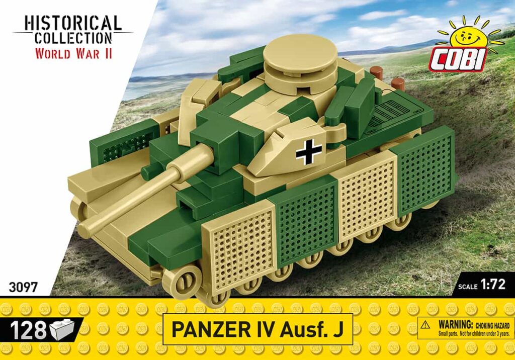 COBI 1:72 Scale Panzer IV AUSF.J Micro Tank #3097 - Military Bricks I ...