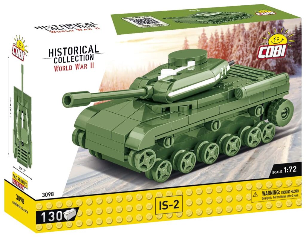 COBI 1:72 Scale IS 2 Micro Tank #3098 - Military Bricks I Cobi Brand ...