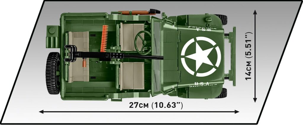 COBI Willys MB Jeep 1:12 Scale #2805 - Military Bricks I Cobi Brand ...