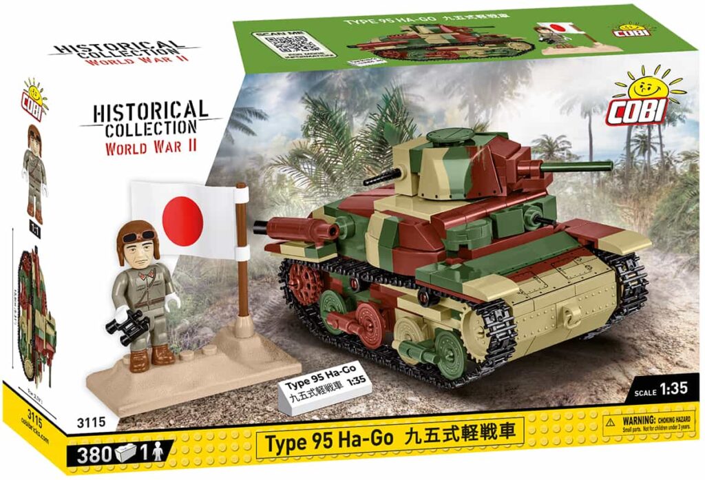 COBI TYPE 95 HA-GO Japanese Tank#3115 - Military Bricks I Cobi Brand ...