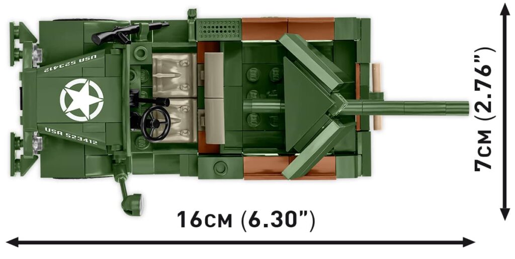 COBI 1943 37mm GMC WC-55 GMC M6 Fargo#3116 - Military Bricks I Cobi ...