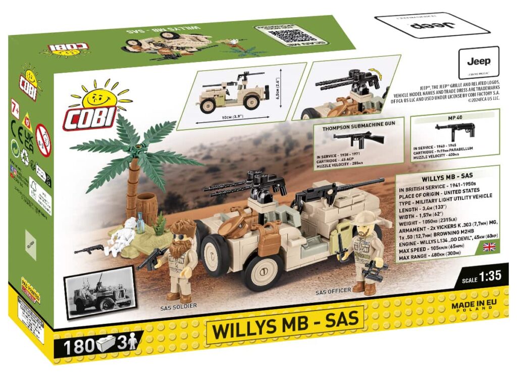 COBI Willys MB British SAS #2298 - Military Bricks I Cobi Brand ...