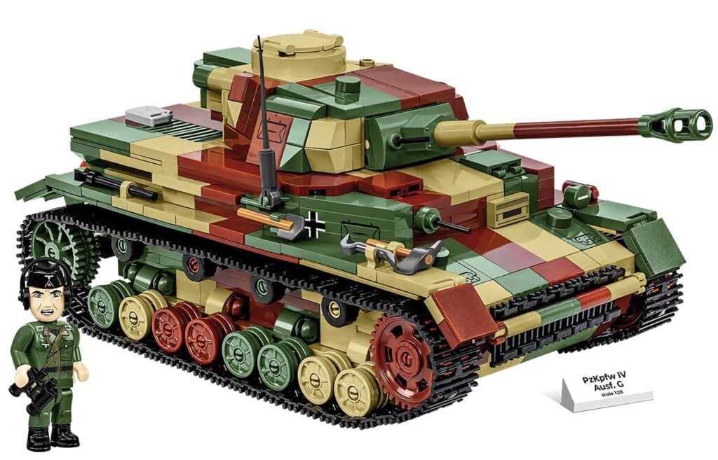 COBI Panzer PZKPFW IV AUSF.G #2592 - Military Bricks I Cobi Brand Military Brick Sets