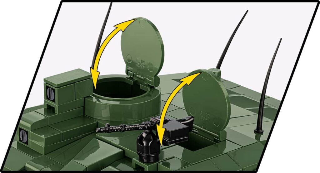 COBI Challenger 2 Tank 2 in 1 Ukraine & UK #2627 - Military Bricks I ...