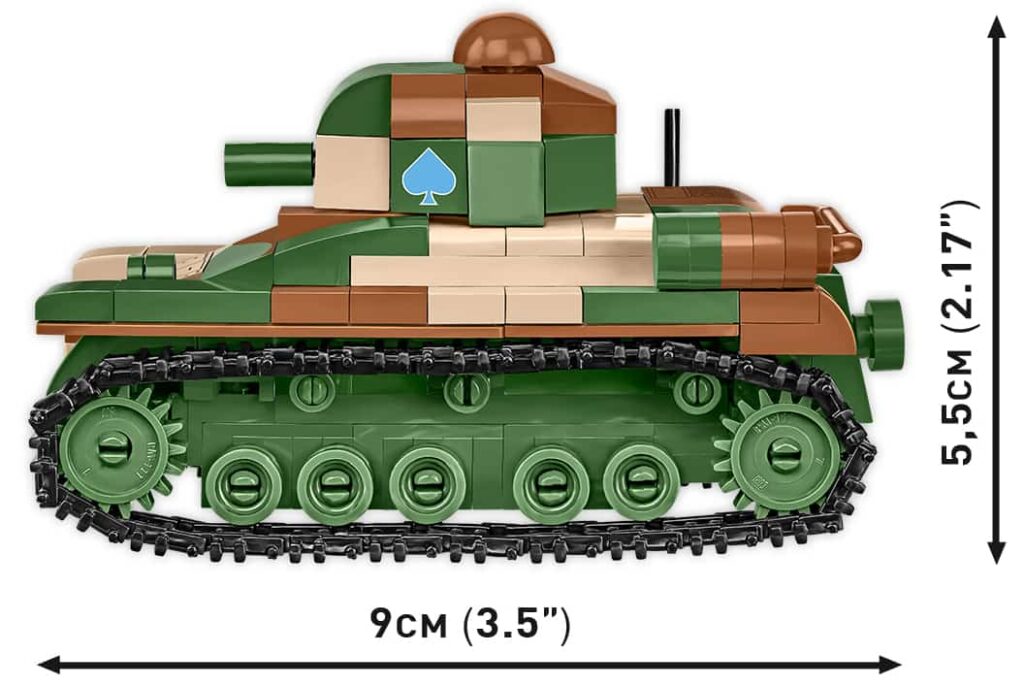 COBI RENAULT R-35 #2719 1:48 Scale - Military Bricks I Cobi Brand ...