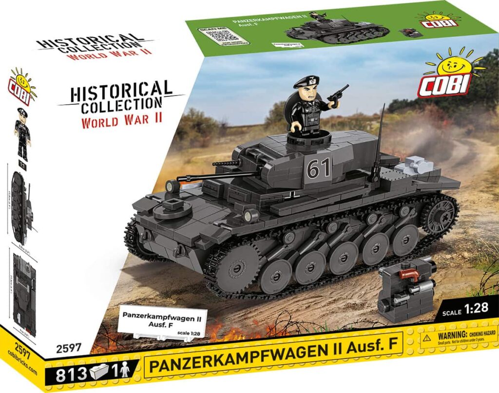 COBI Panzerkampfwagen II AUSFF #2597 - Military Bricks I Cobi Brand ...