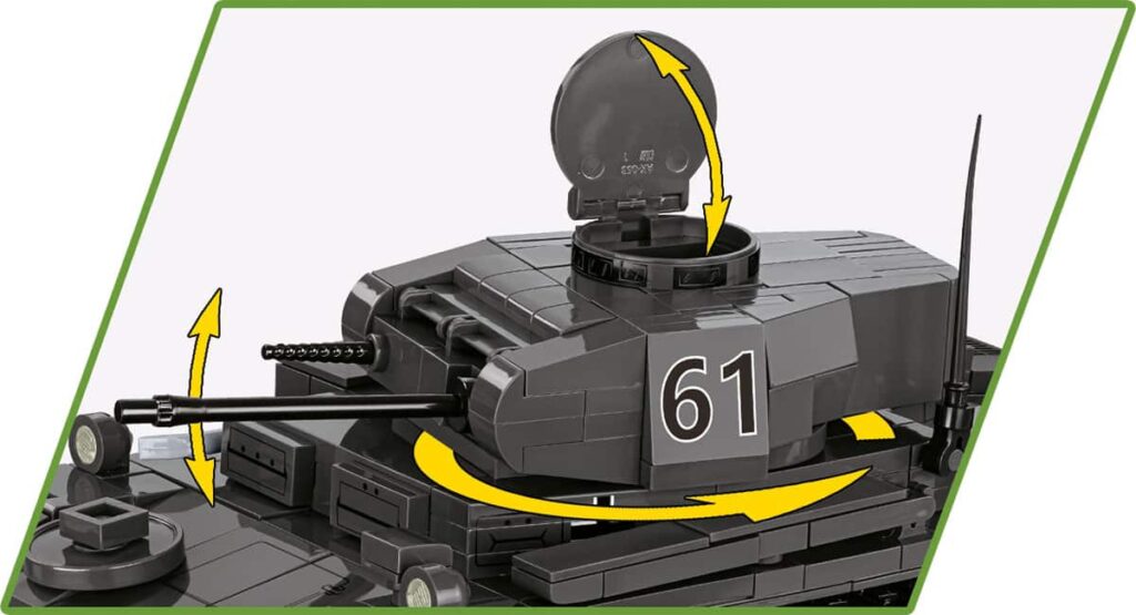 COBI Panzerkampfwagen II AUSFF #2597 - Military Bricks I Cobi Brand ...