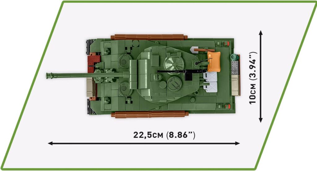 COBI Sherman M4A2E8(76)W Tank #3118 - Military Bricks I Cobi Brand ...