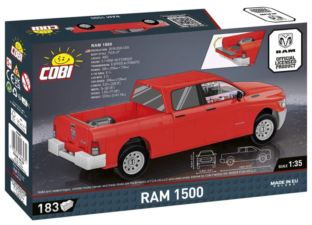 COBI Dodge RAM Crew Cab #24607 - Military Bricks I Cobi Brand Military ...