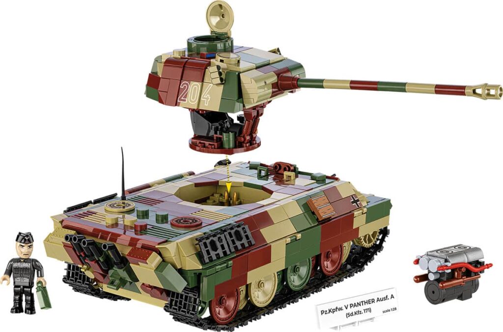COBI Panther Ausf A #2654 - Military Bricks I Cobi Brand Military Brick ...