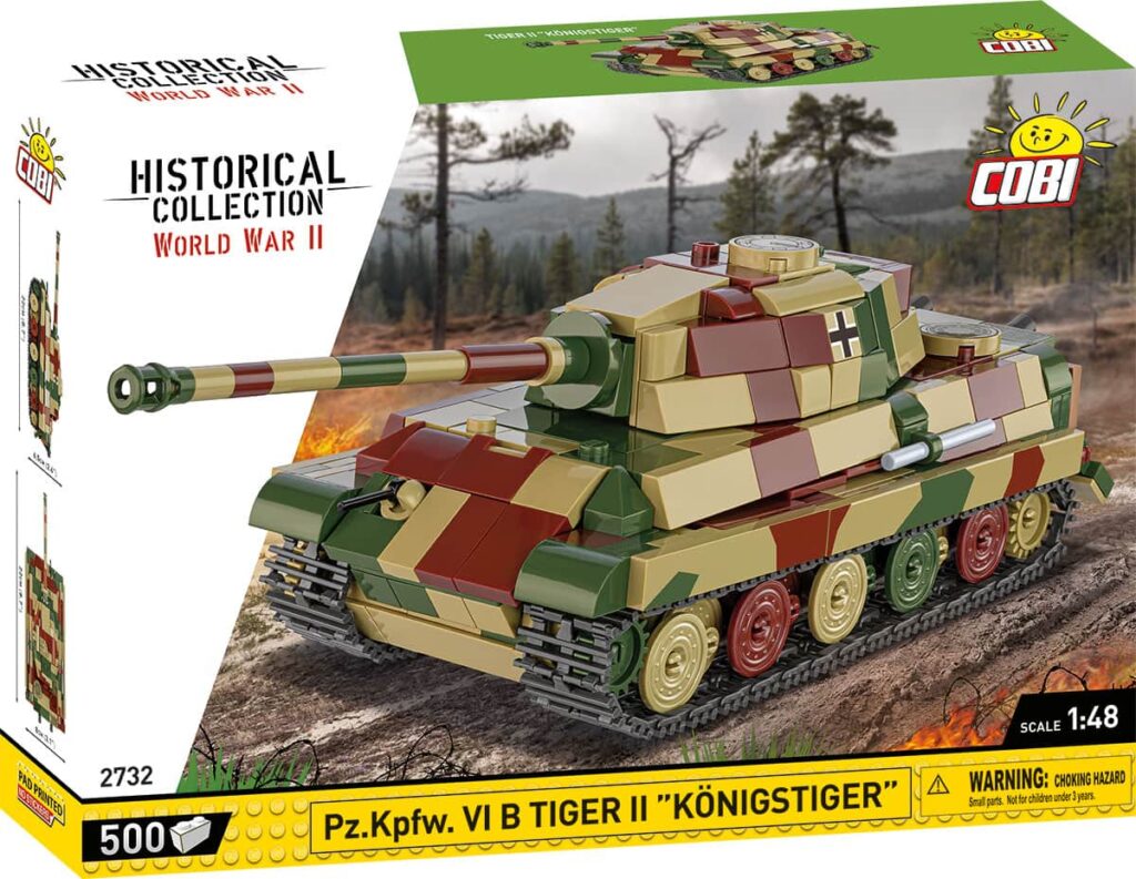 COBI 1:48 VI B Tiger II "Konigstiger" #2732 - Military Bricks I Cobi ...