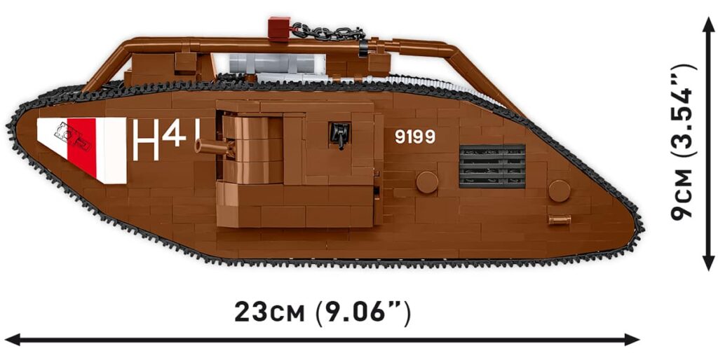 COBI Mark V Male No. 9199 #2995 - Military Bricks I Cobi Brand Military ...