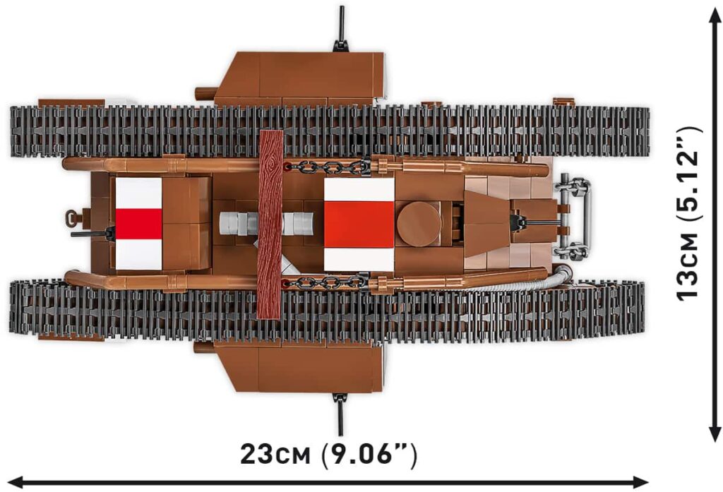 COBI Mark V Male No. 9199 #2995 - Military Bricks I Cobi Brand Military ...