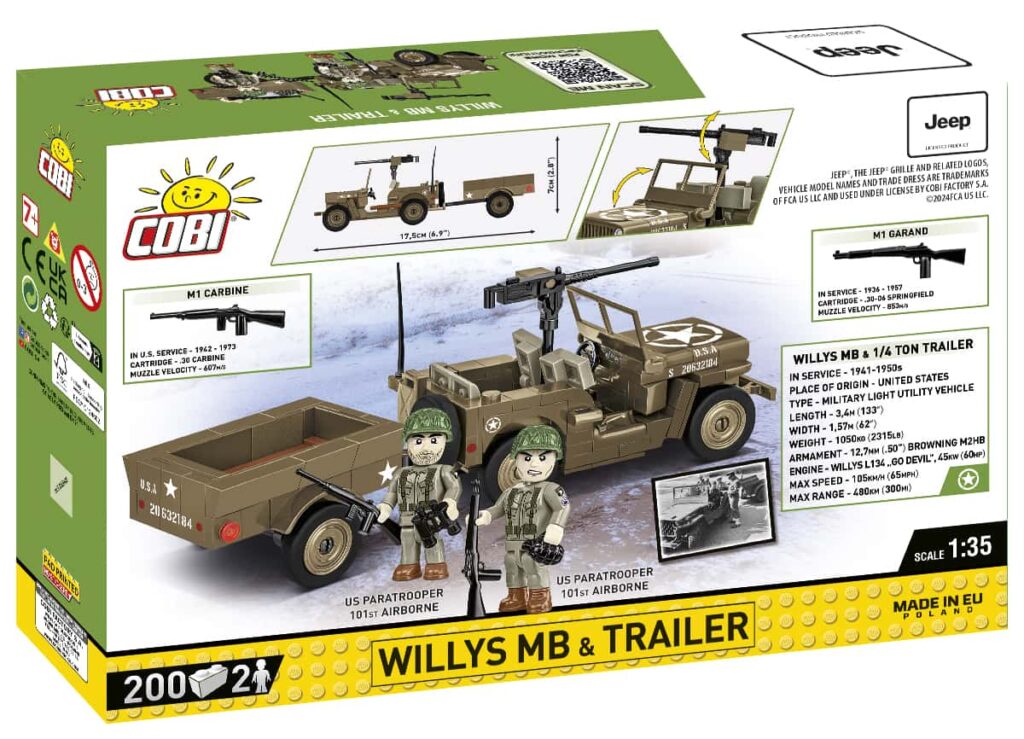 COBI Jeep Willys & Trailer #3132 - Military Bricks I Cobi Brand ...