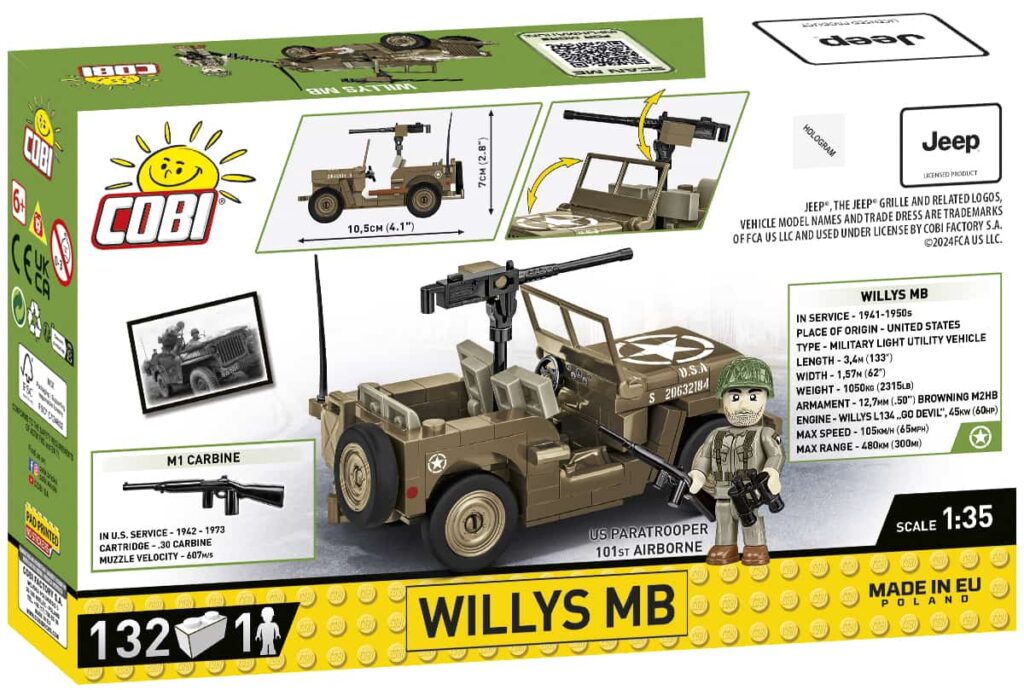 COBI Jeep Willys MB #3133 - Military Bricks I Cobi Brand Military Brick ...