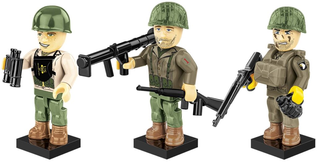 COBI D-Day US Troop Figures #2058 - Military Bricks I Cobi Brand ...