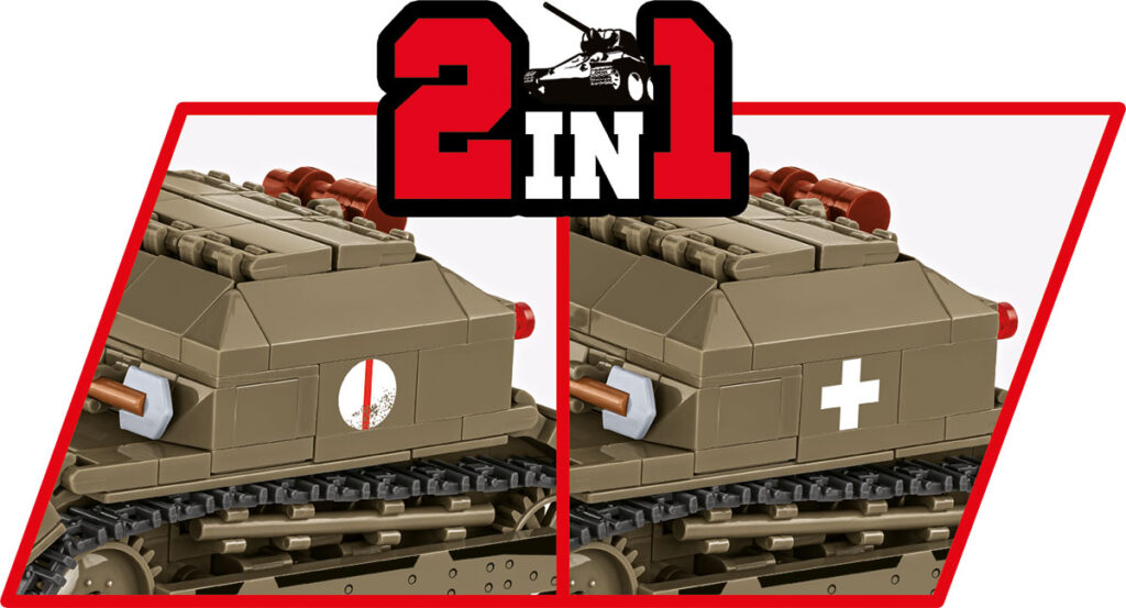 COBI Tankette TK-3 #2658 - Military Bricks I Cobi Brand Military Brick Sets