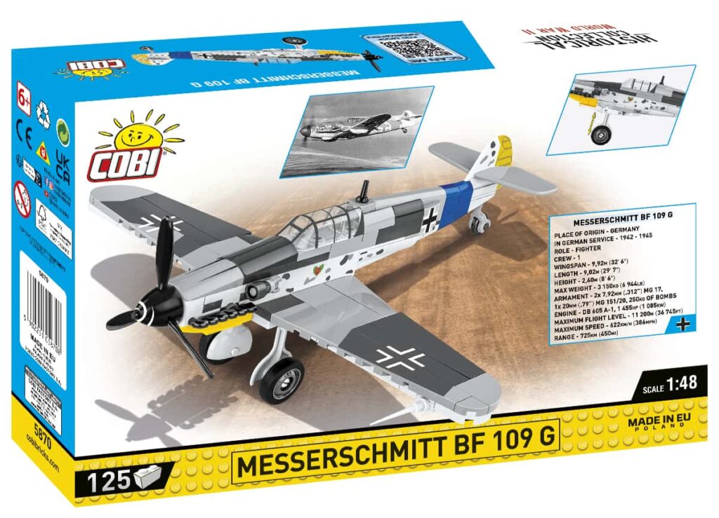 COBI Messerschmitt BF-109G #5870 - Military Bricks I Cobi Brand ...