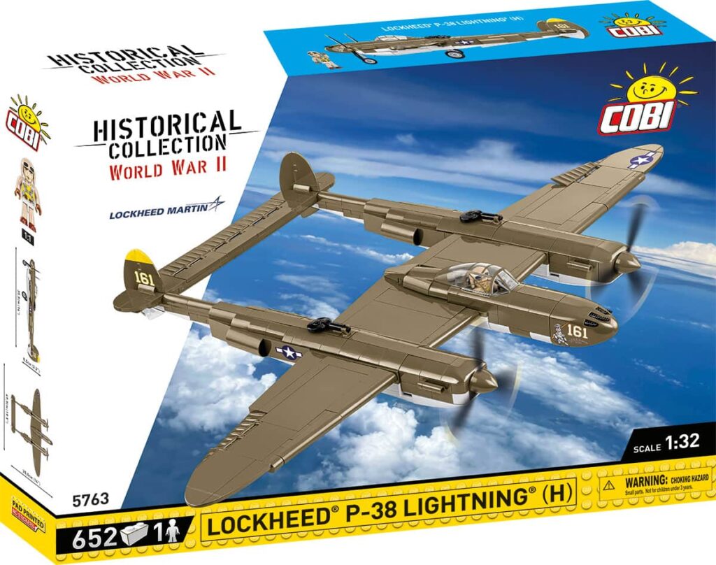 COBI Lockheed P-38 Lightning H #5763 - Military Bricks I Cobi Brand ...
