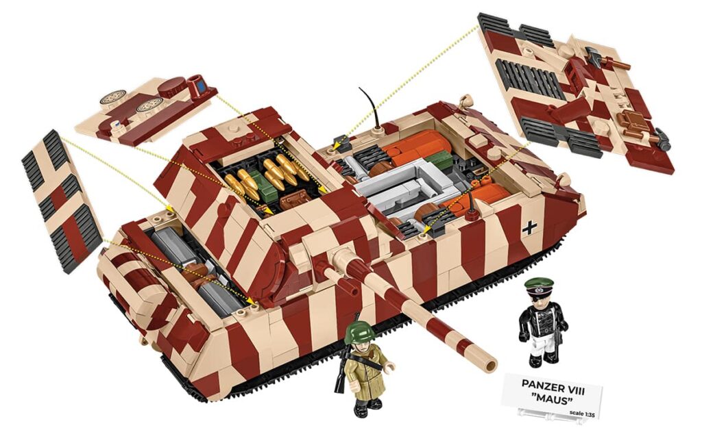 COBI Panzer VIII Maus #3138 - Military Bricks I Cobi Brand Military ...