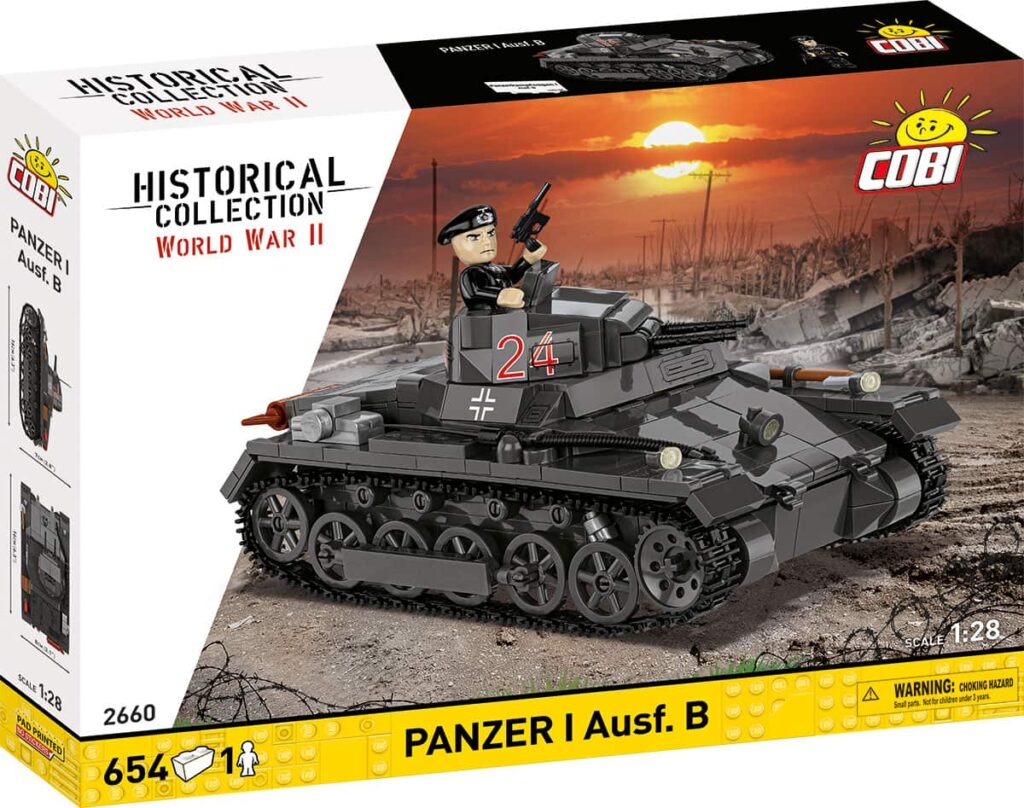 COBI Panzer I Ausf.B German Light Tank Set #2660 (1:28) - Military ...