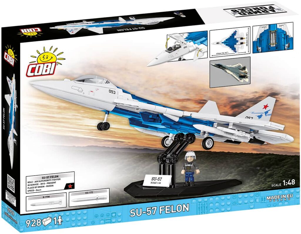 COBI SU 57 Felon Brick Set Model #5909 - Military Bricks I Cobi Brand ...