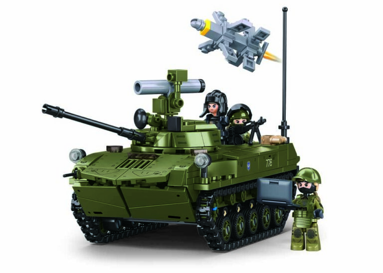 Sluban Soviet BMD-2S Recon Vehicle: 1:35 Scale Modern Conflict Brick ...
