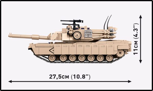 COBI M1A2 Abrams (US) #2632 - 1:35 Scale Modern Tank Building Set ...