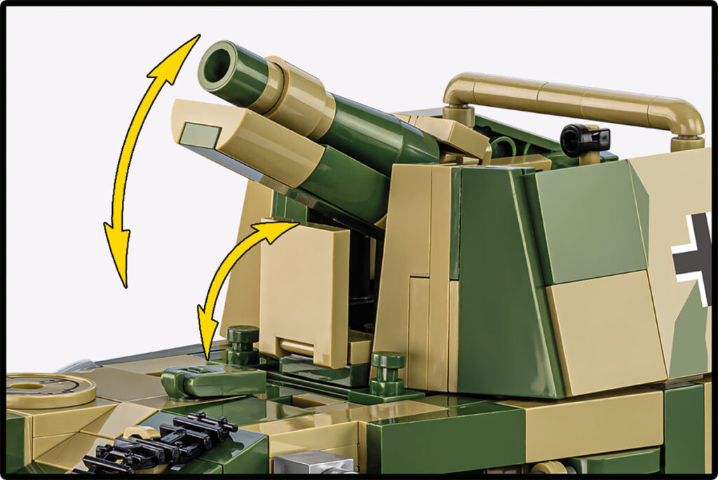 COBI Sd.Kfz.138/1 Grille Ausf. M - 1:28 Scale WWII Building Block Set ...