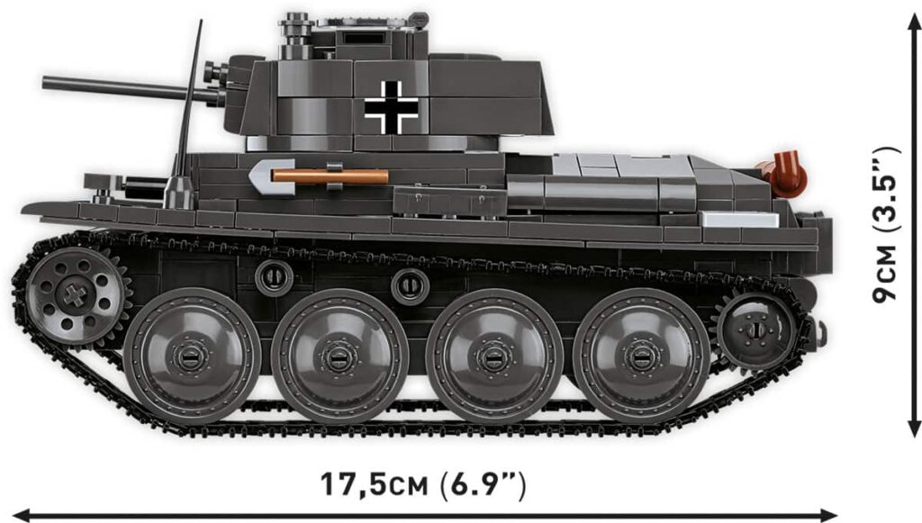COBI Panzer 38(t) / (?KD) LT vz. 38 Tank Set | 1:28 Scale WW2 Building ...