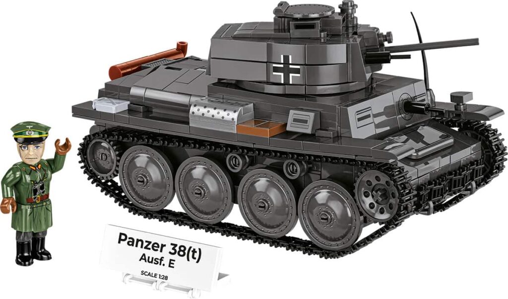 COBI Panzer 38(t) / (ČKD) LT vz. 38 Tank Set | 1:28 Scale WW2 Building ...