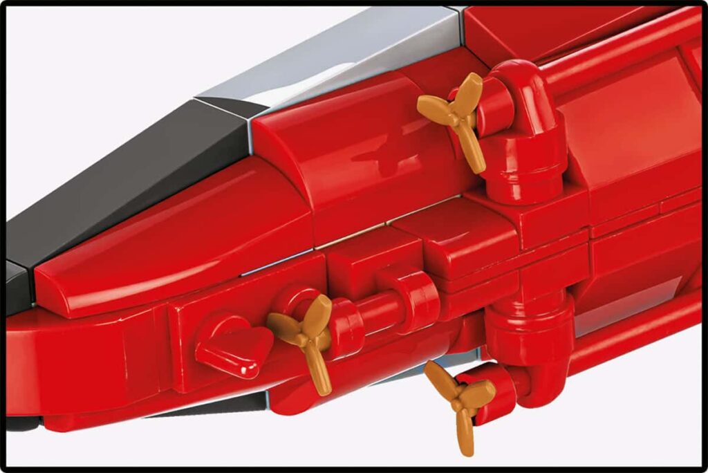 COBI German Battleship Bismarck | 1:700 Scale WWII Naval Model #4854 ...