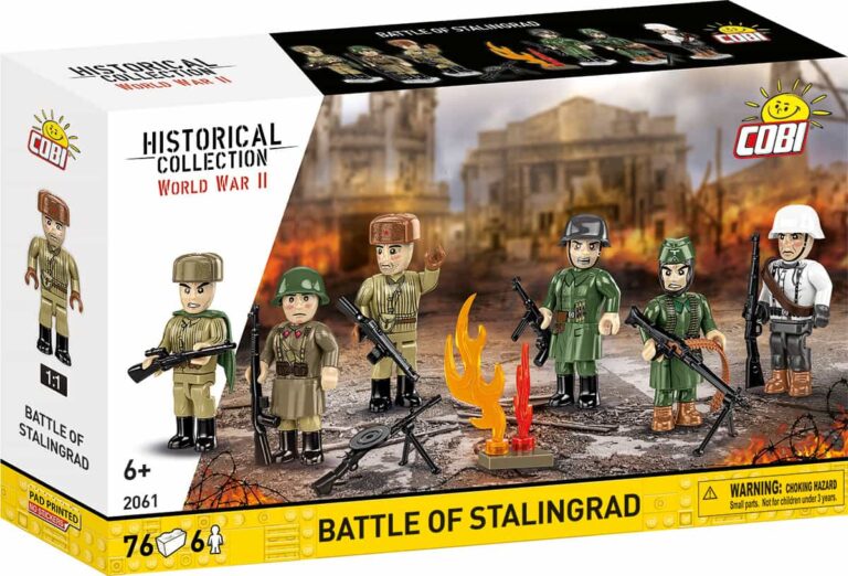 COBI Stalingrad Battle Pack | WW2 Eastern Front Brickfigure Set (76 Pcs ...